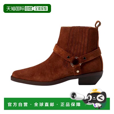 自营Madewell Alec Moto Western Boot Dried Maple  NN025-245 W