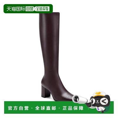 自营Women's Aerosoles Micah Brown Smooth Faux Leather Knee H