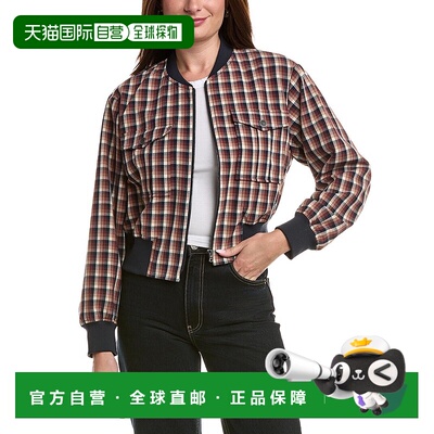 自营Kenneth Cole Bomber Jacket - Red 夹克外套美国奥莱直发