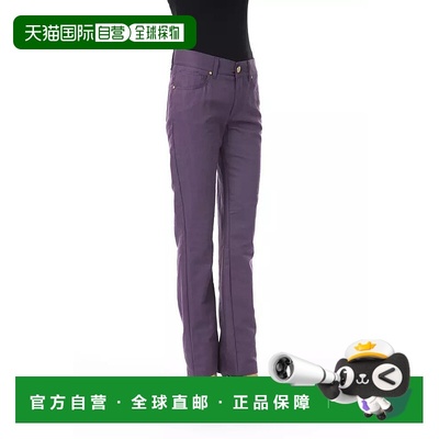 自营 BYBLOS棉女式长裤-紫色 美国奥莱直发直筒裤