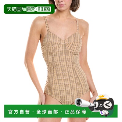 自营Lisa Marie Fernandez Amber Maillot One-Piece - beige 美