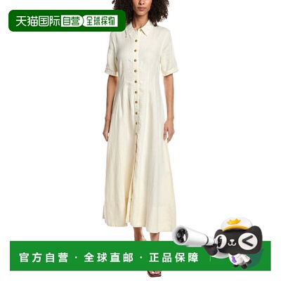 自营DL1961 Montauk Linen Dress - white 美国奥莱直发连衣裙