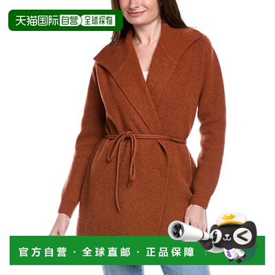 自营Lilla P Notch Collar Wool Open Cardigan - multi 美国奥莱