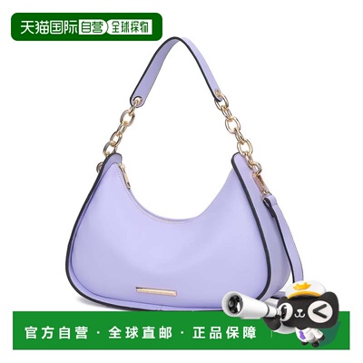 自营mia k collectionLottie Vegan Leather女式Hobo手提包半月形
