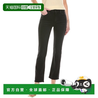 自营MOTHER 中腰 Dazzler 深踝牛仔裤 - 黑色 新款 美国奥莱直发