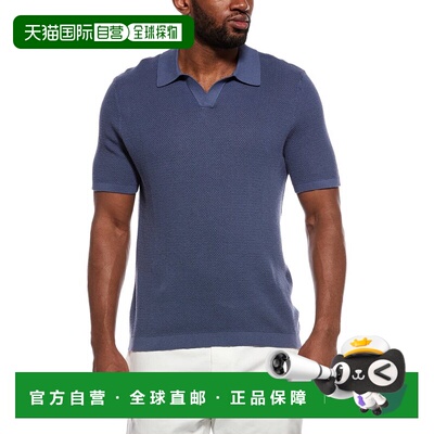 自营Onia Textured Johnny Collar Polo Shirt - purple 美国奥