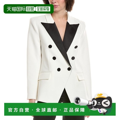 自营L'AGENCE Kendi Blazer - white 美国奥莱直发外套