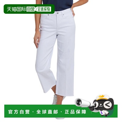 自营NYDJ Coco High-Rise Optic White Crop Jean - white 美国奥