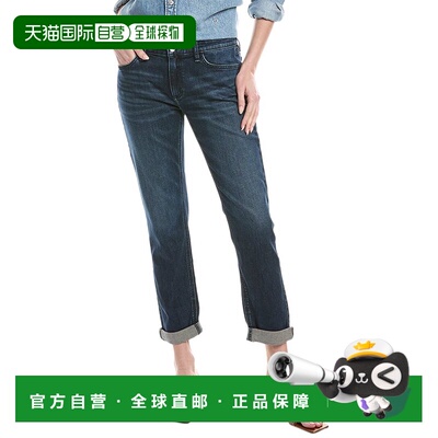 自营rag & bone Dylan Low-Rise Boyfriend Ella Jean - blue 美
