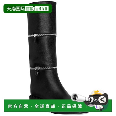 自营Rebecca Minkoff Convert Tall Leather Boot - black 美国奥