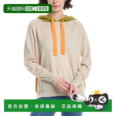 自营Brodie Cashmere Contrast Wool & Cashmere-Blend Hoodie -