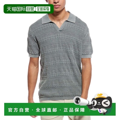 自营WEATHERPROOF VINTAGE Southwest Polo Shirt - gray 美国奥