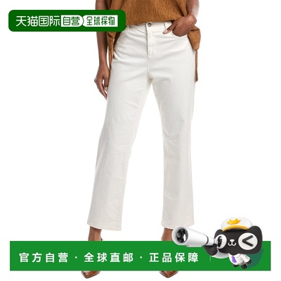 自营EILEEN FISHER Hi Waisted Straight Ankle Jean - tan 美国