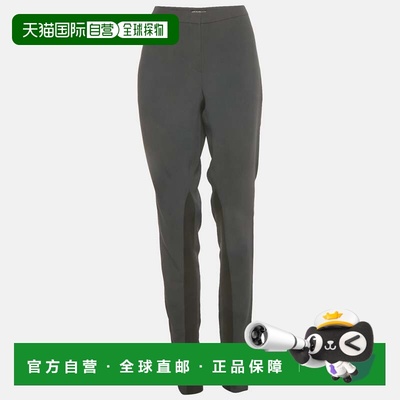 自营Emporio Armani Blue Crepe Trousers - blue 美国奥莱直发