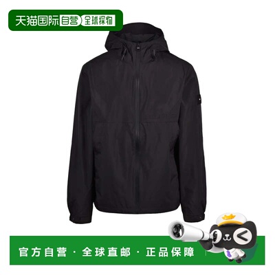 自营tommy hilfigerMen's Windbreaker Jacket - Black - black
