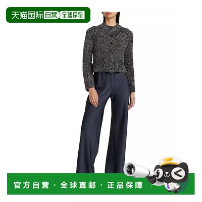 1h可退 【美国直邮】VINCE女士外套短款直筒型立领休闲时尚 保暖