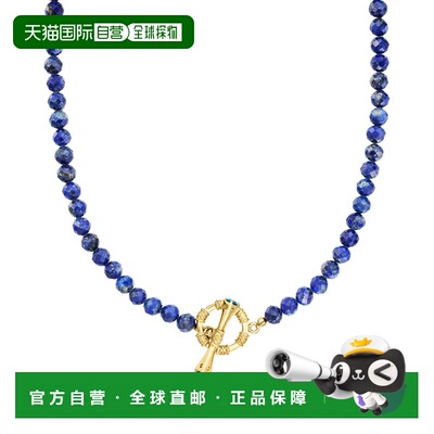 自营Ross-Simons Lapis Bead Toggle Necklace With London Blue