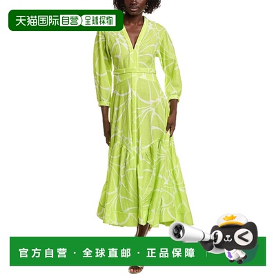 自营ALEXIS Bimini连衣裙-黄色 美国奥莱直发长裙