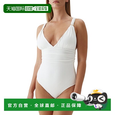 自营Melissa Odabash Panarea One-Piece - white 美国奥莱直发