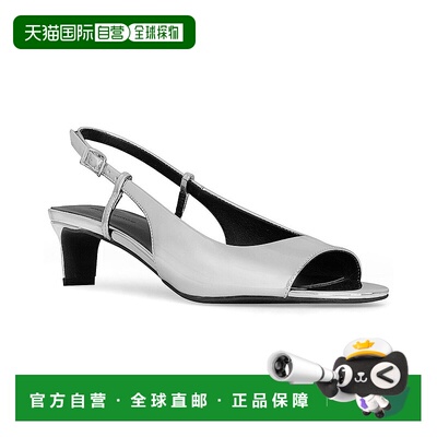 自营 Rebecca Minkoff斜背皮革凉鞋-灰色 美国奥莱直发绑带高跟鞋