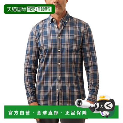 自营Faherty Coastline针织衬衫-棕色 美国奥莱直发