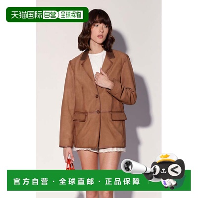 自营walter bakerRAY BLAZER-棕色 美国奥莱直发