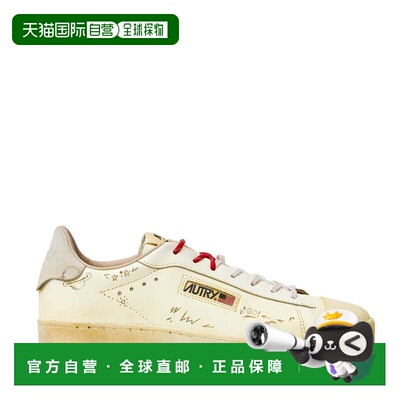 自营autryDallas Low Vintage Marshmallow Nabuk运动鞋-neutrals