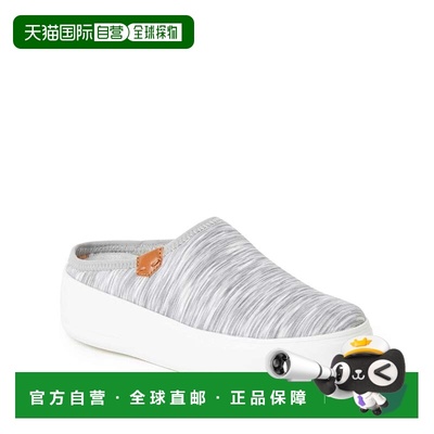 自营Dearfoams Women's Annie Slip-On Clog Sneaker - light hea