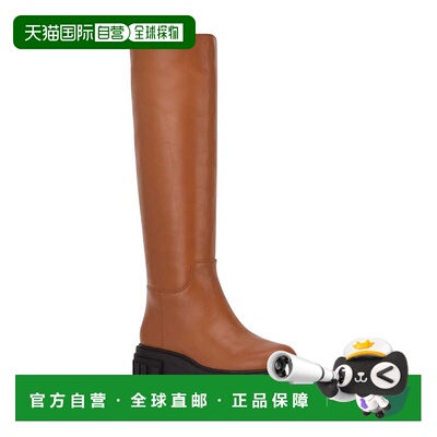 自营Marc Fisher LTD Malena Boots女式天然皮革拉式平台JOBB762-