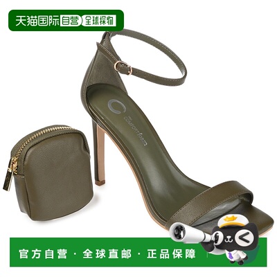 自营 Journee Collection 女式 Tru 舒适泡沫 Everton 高跟鞋 -