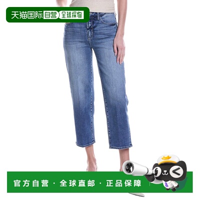 自营L'AGENCE Crop Stovepipe Jean - Blue 牛仔裤美国直发奥莱