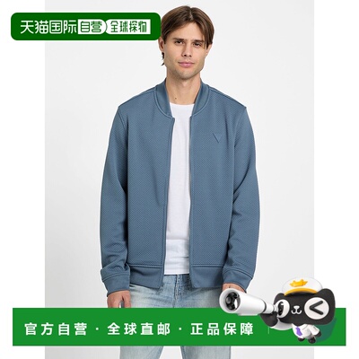 自营guessAstro Quilted Flight Jacket - carbon blue 美国奥莱