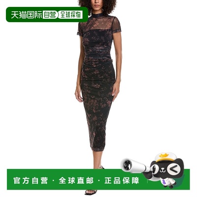 自营Amanda Uprichard Dominique Dress - brown 美国奥莱直发