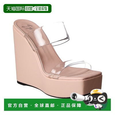 自营Giuseppe Zanotti Zanilla 90 Vinyl & Leather Wedge Sandal