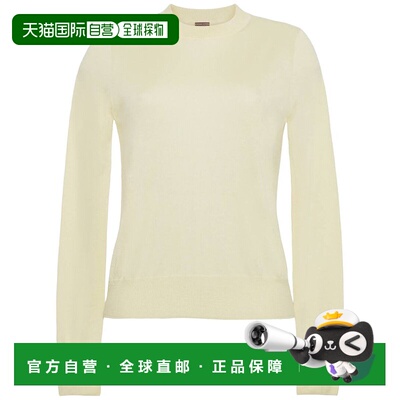 自营Adam Lippes Cashmere & Silk-Blend Knit Crewneck Sweater