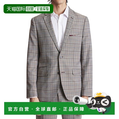 自营 paisley & gray佩斯利和灰色多佛缺口夹克 - 蓝色 美国奥莱