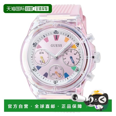 自营Guess Women's Athena 39mm Quartz Watch - pink 美国奥莱直
