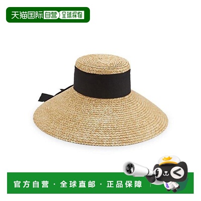 1h可退美国直邮Eugenia Kim 通用 太阳帽进口帽子草编手工罗缎缎