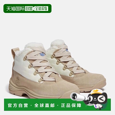 自营Timberland白色壁架TB0A43W8ER3女士米色防水雪地靴TF9638-米