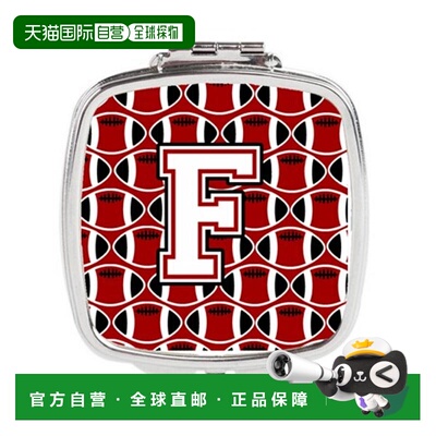 自营Carolines Treasures CJ1082-FSCM 字母 F 足球红衣主教正品