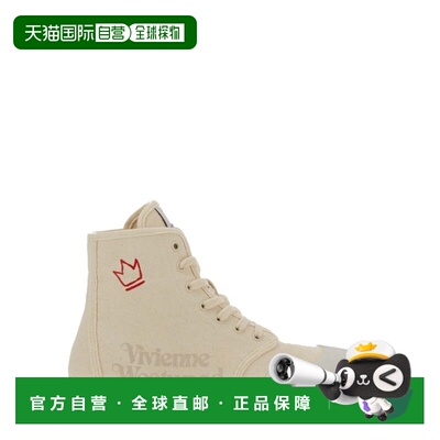 自营vivienne westwoodHigh Top Sneaker - neutrals 美国奥莱直