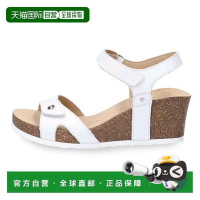 自营 Panama Jack Julia Basics B17 - 女士坡跟凉鞋 - 白色 美国