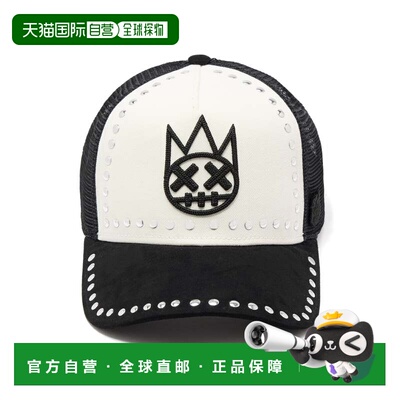自营cult of individuality黑色/白色-黑色网状背卡车司机帽子 “