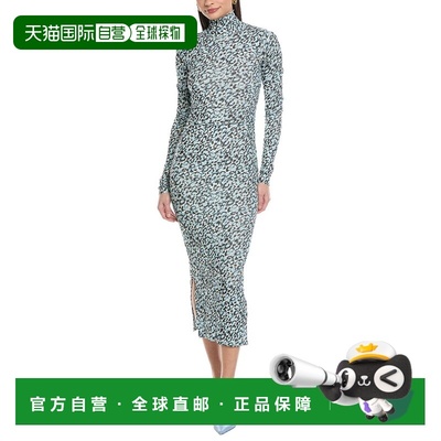 自营NANUSHKA Cardia Fitted Bodycon Midi Dress - blue 美国奥