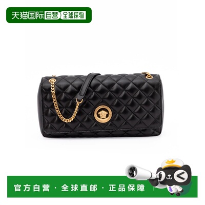 自营Versace Leather Shoulder Strap Women's Bag - black 美国
