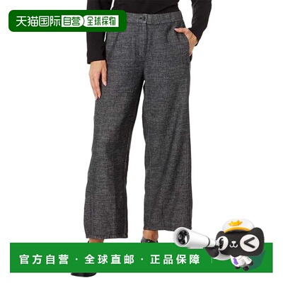 自营Women's Eileen Fisher Pants ' Black Elastic Waist Wide L