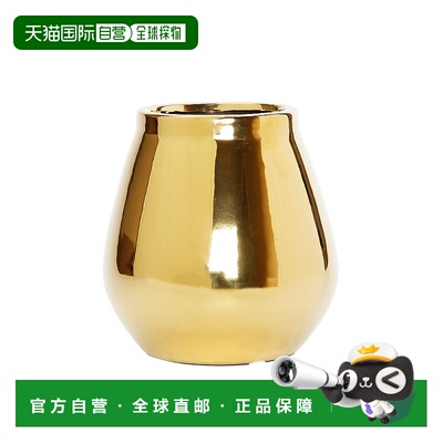 自营 vivience抛光金花蕾花瓶 - 橙色 美国奥莱直发