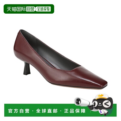 自营Franco Sarto Ryan Leather Pump - red 美国奥莱直发高跟鞋