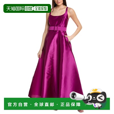自营Sachin & Babi Kruse Silk-Blend Gown - magenta 美国奥莱直