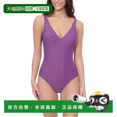 自营Profile by Gottex Blend One-Piece - purple 美国奥莱直发